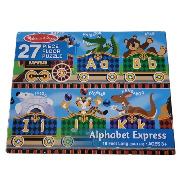 Melissa & Doug | Toys | Melissa Doug Alphabet Express Floor Puzzle ...